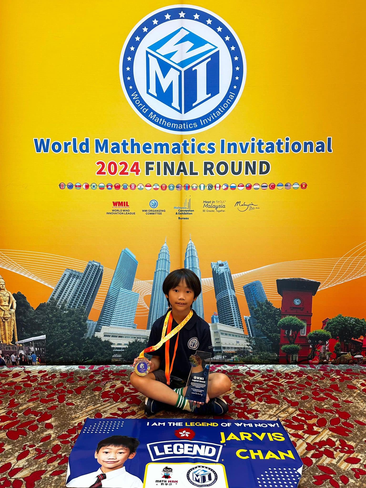 「揸筷子」Jarvis Chan | 勇奪 WMI Legends 世界數學傳奇獎2024！ - Math Sense